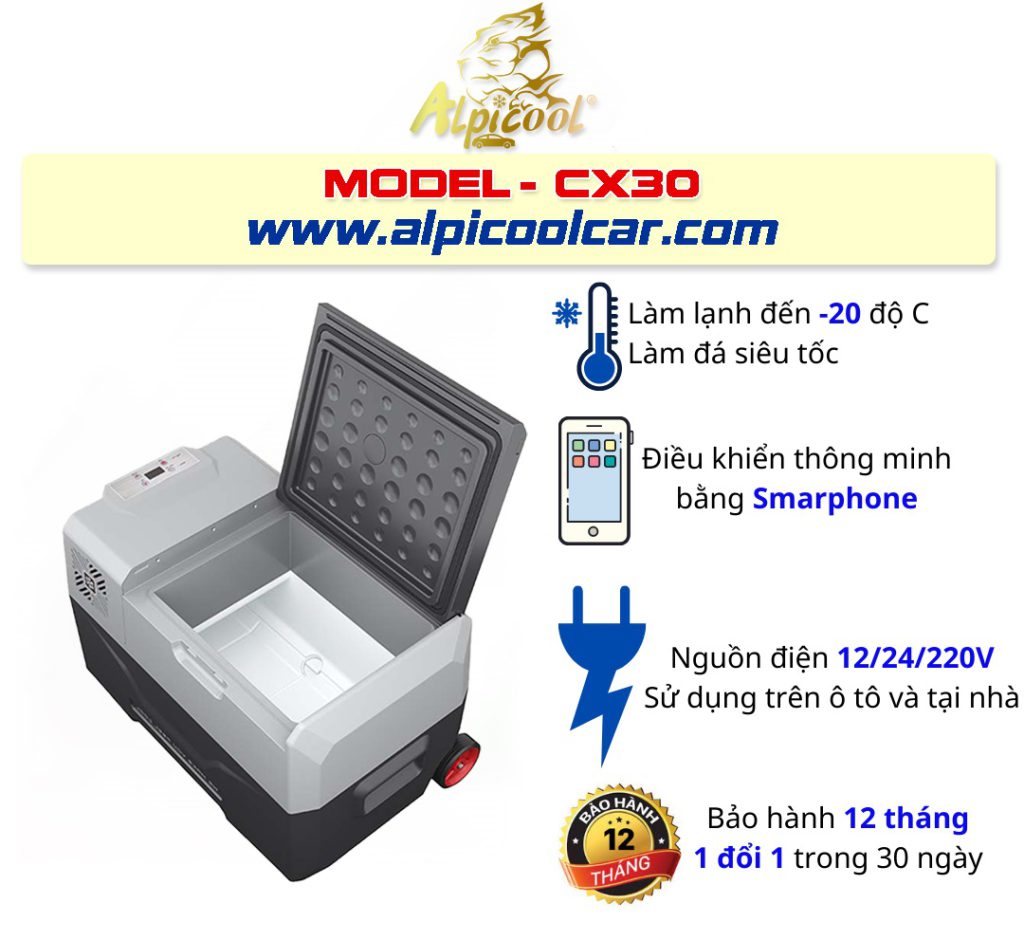 Tủ lạnh mini Alpicool CX30 | Giá tốt